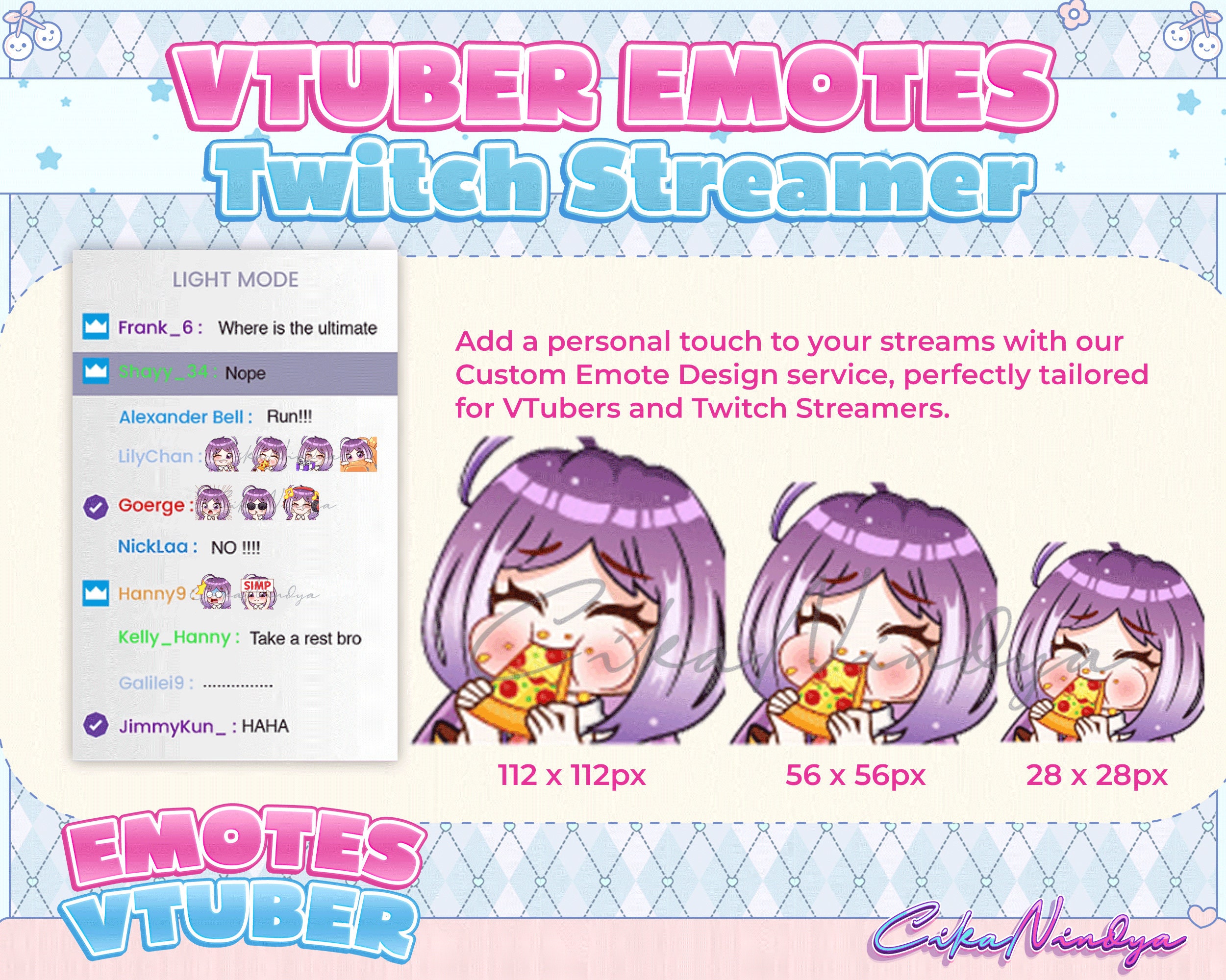 Vtuber Emote Animated Emote Twitch Emote Game Emote Emote - Etsy