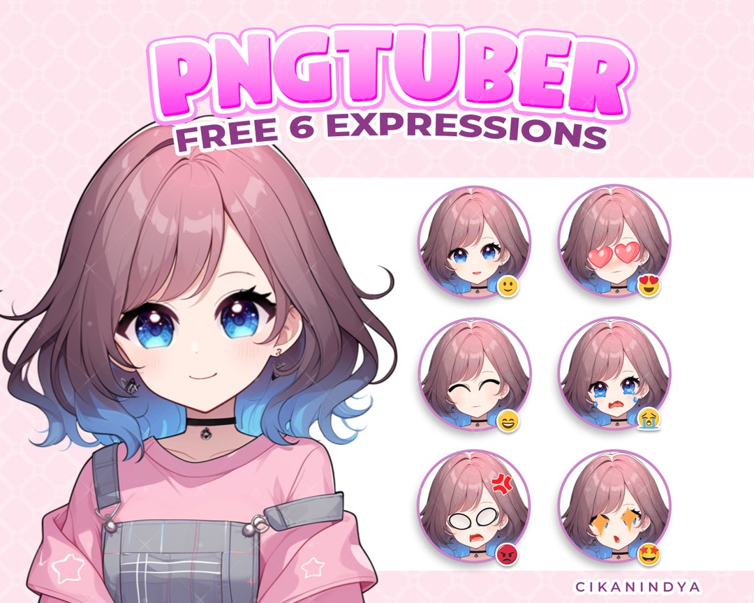 PNG Tuber Kawaii PNG Tuber Characters Enhance Your Streaming and ...