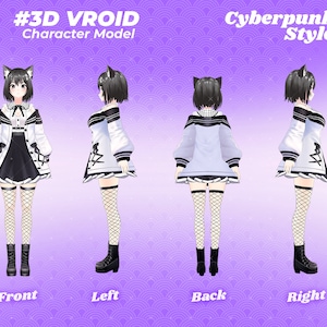 Stream Avatar Revolution 3D Vroid Model Girl Delphine Lumina for ...