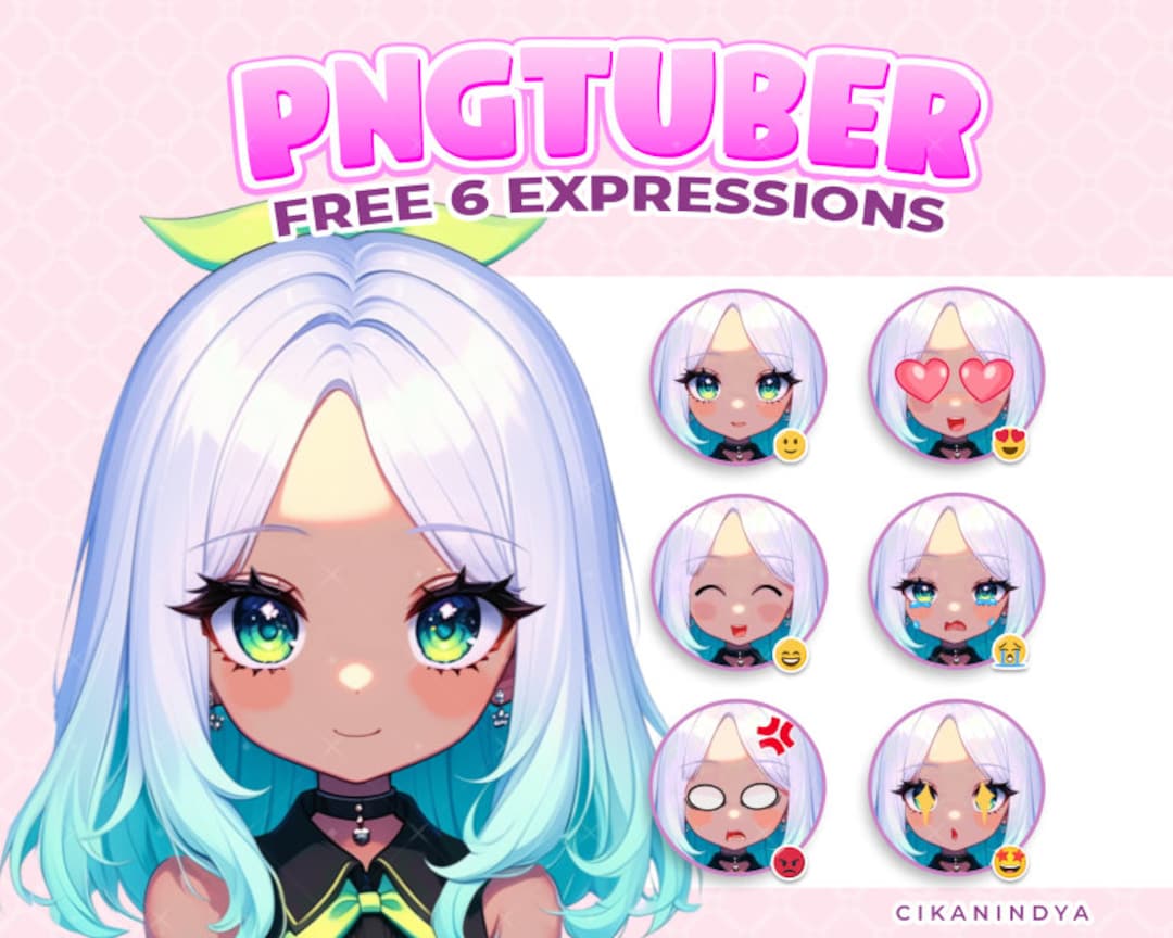 PNG Tuber | Stream in Style With a Cute and Lively PNG Tuber | Get 6 ...