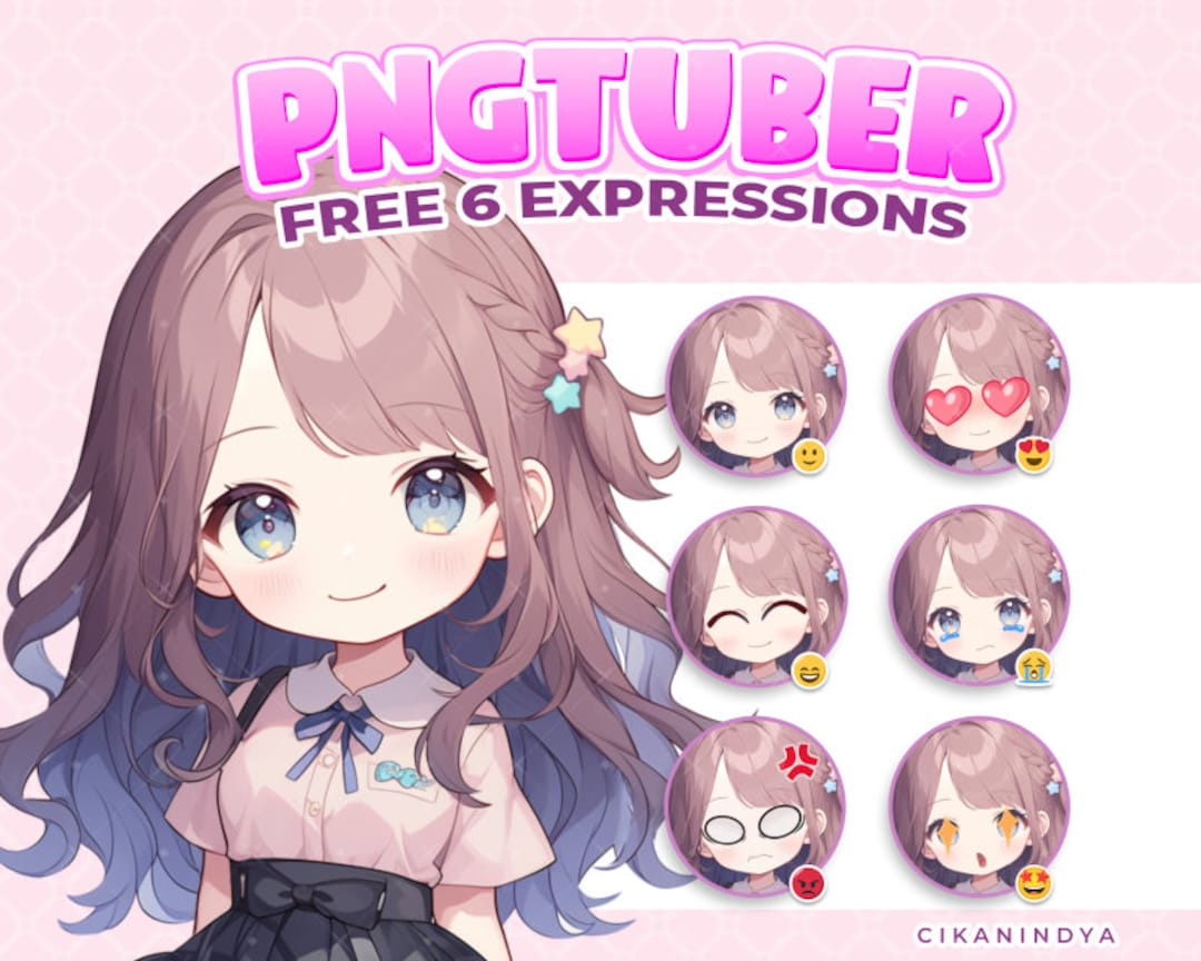 PNG Tuber | Boost Your Stream's Appeal With Cute PNG Tuber Characters ...