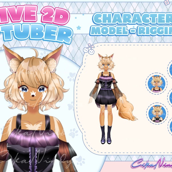 Live2d Furry Model - Etsy
