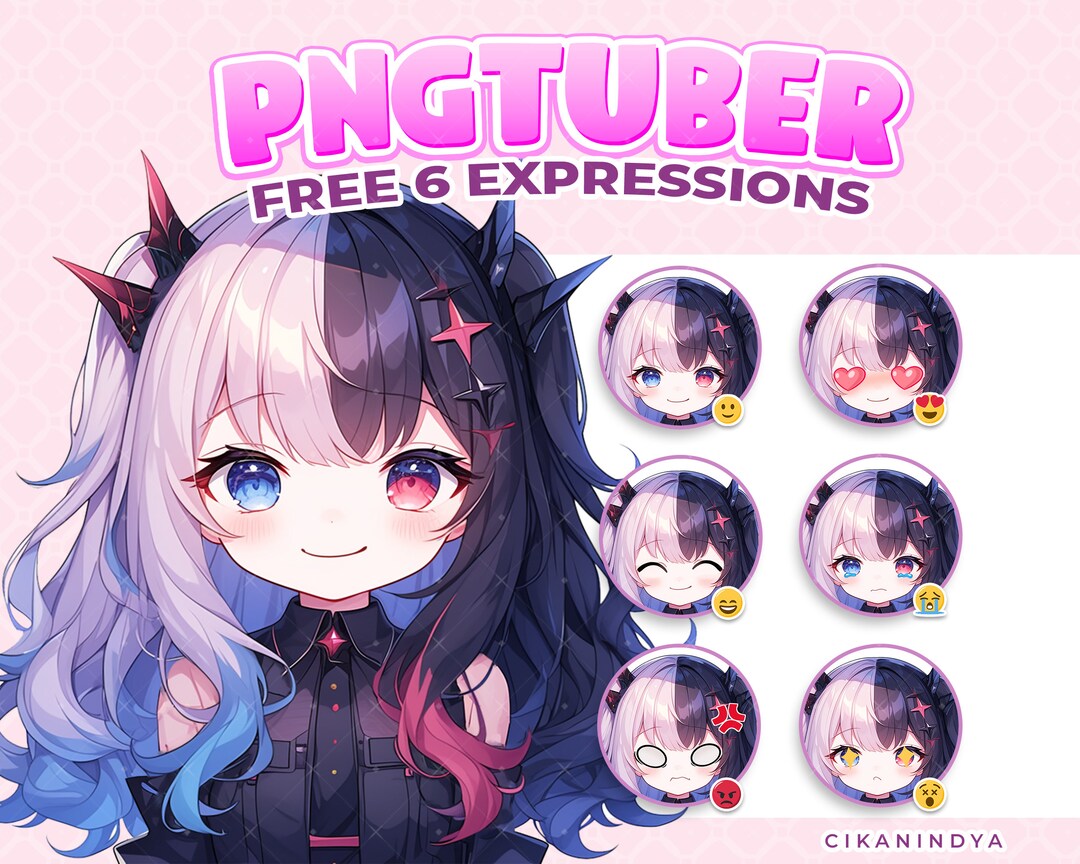 PNG Tuber | Enhance Your Streaming Style With PNG Tuber Girl Characters ...