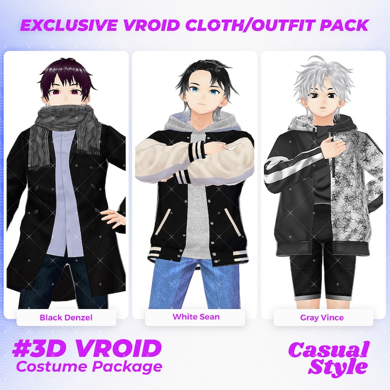 Vroid Avatar Clothes - Etsy