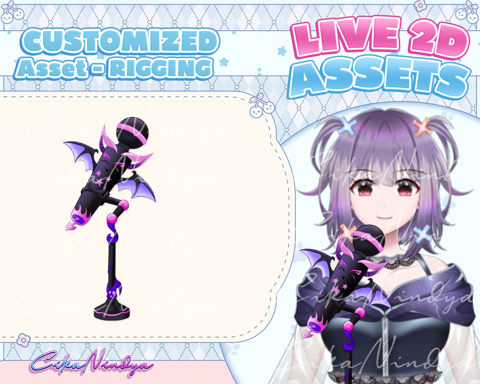 Vtuber Assets Live2d Asset Design Asset Twitch Assets - Etsy