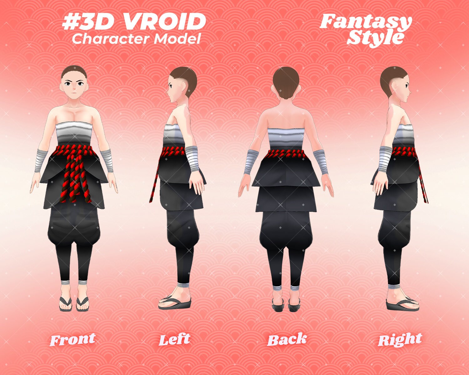 Dynamic 3D Vroid Anime Male Sujiro Kamitatsu Saga for Elite Streamers ...