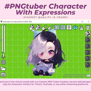 Pngtuber | Chibi Tuber in Grey Casual Attire for Versatile Content ...