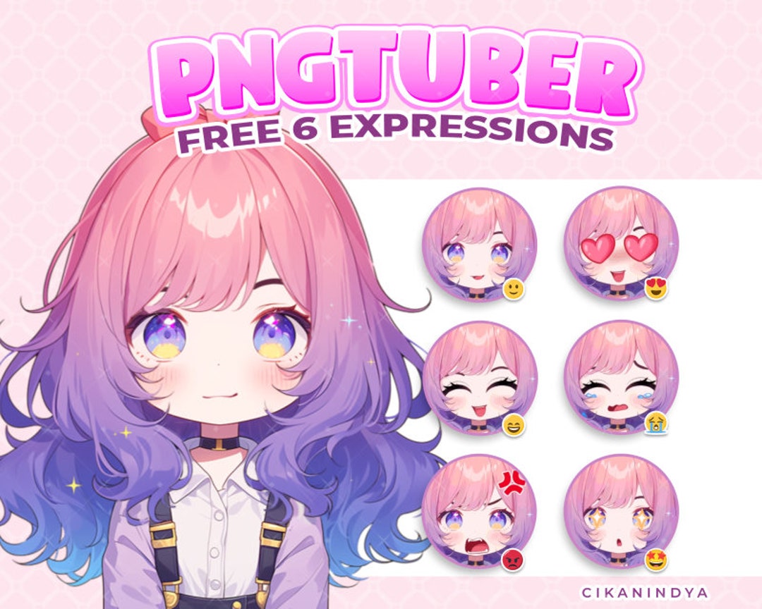 PNG Tuber | Independent Girl PNG Tuber Characters for Dynamic ...