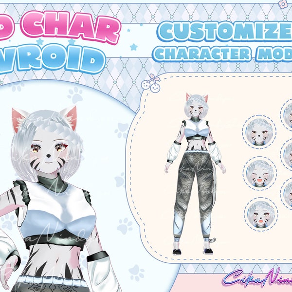 Furry Tiger Vtuber - Etsy