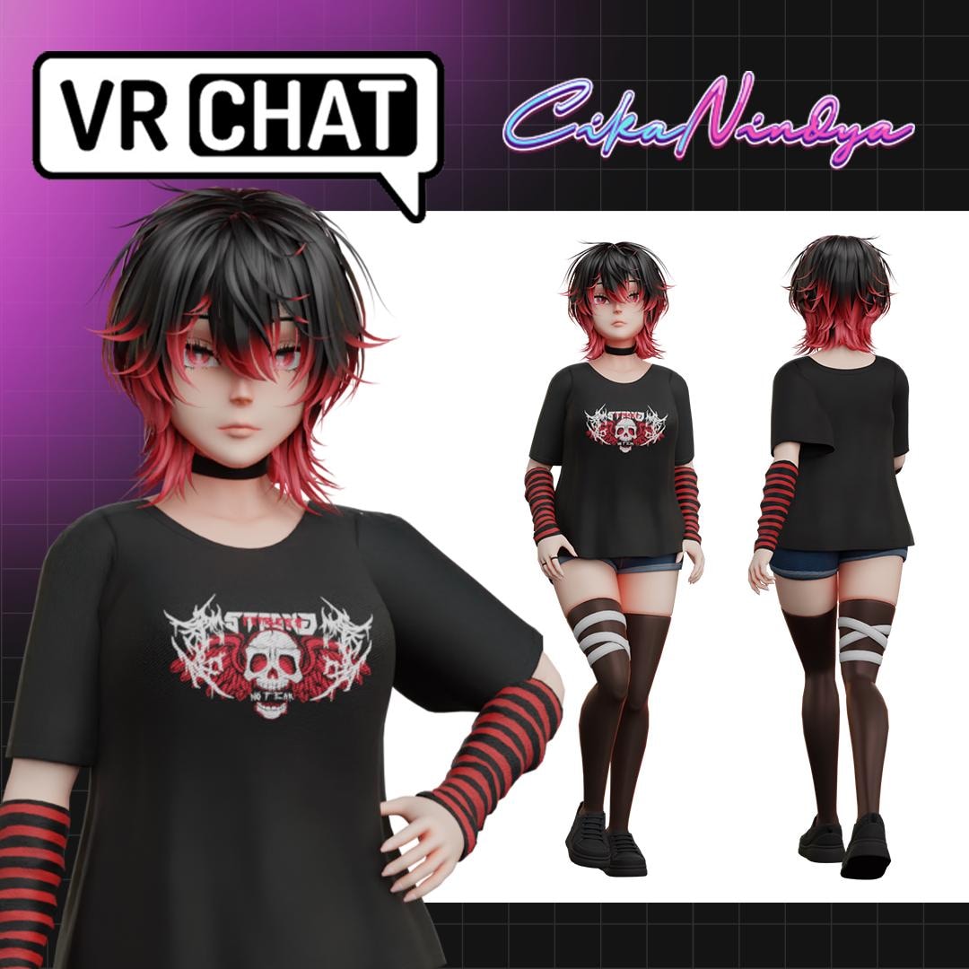 Vrchat Avatar | VR Character | Caroline Vrchat | Unique Features and ...