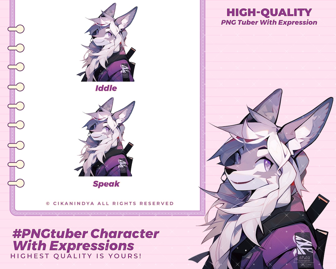 PNG Tuber | Furry Stream Icons With Dynamic PNG Tuber Avatars | With 2 ...