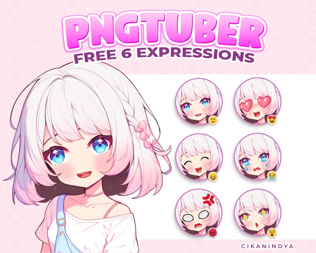 Custom Soft Pastel Pngtuber – Make It Yours - Etsy