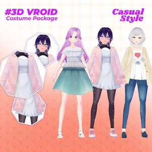 Vroid Clothing Pack, Online Style Icons, Virtual Lifestyle, Avatar ...