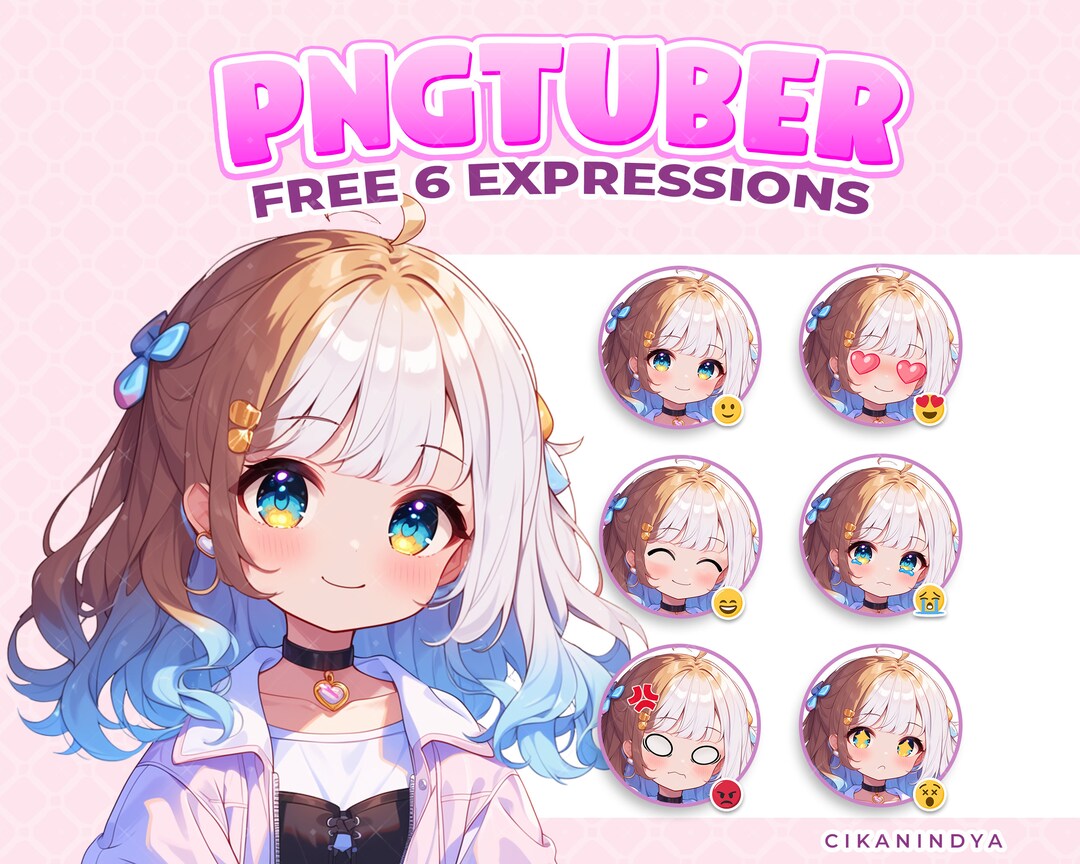 Interactive PNG Tuber Avatar: 12 Poses, Streaming Assets - Etsy