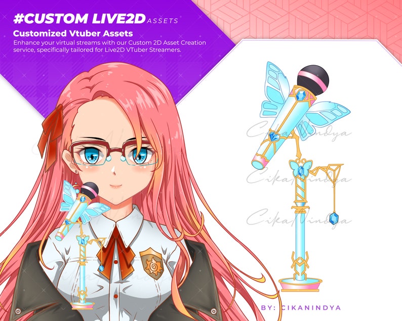 Custom 2D Vtuber Assets Stand Out in the Streaming World - Etsy