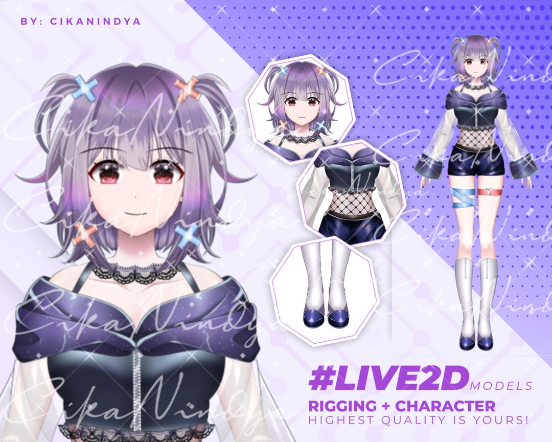 Vtuber Model, Premade Vtuber, Twitch Vtuber, 2D Vtuber Model, Vtuber ...