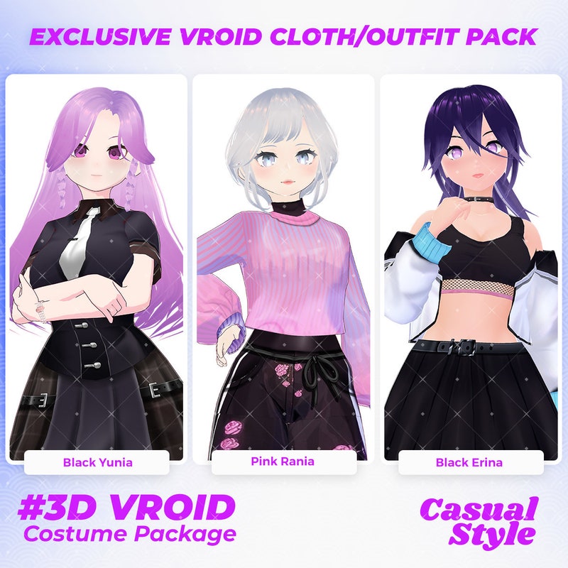 Vroid Avatar Clothes - Etsy