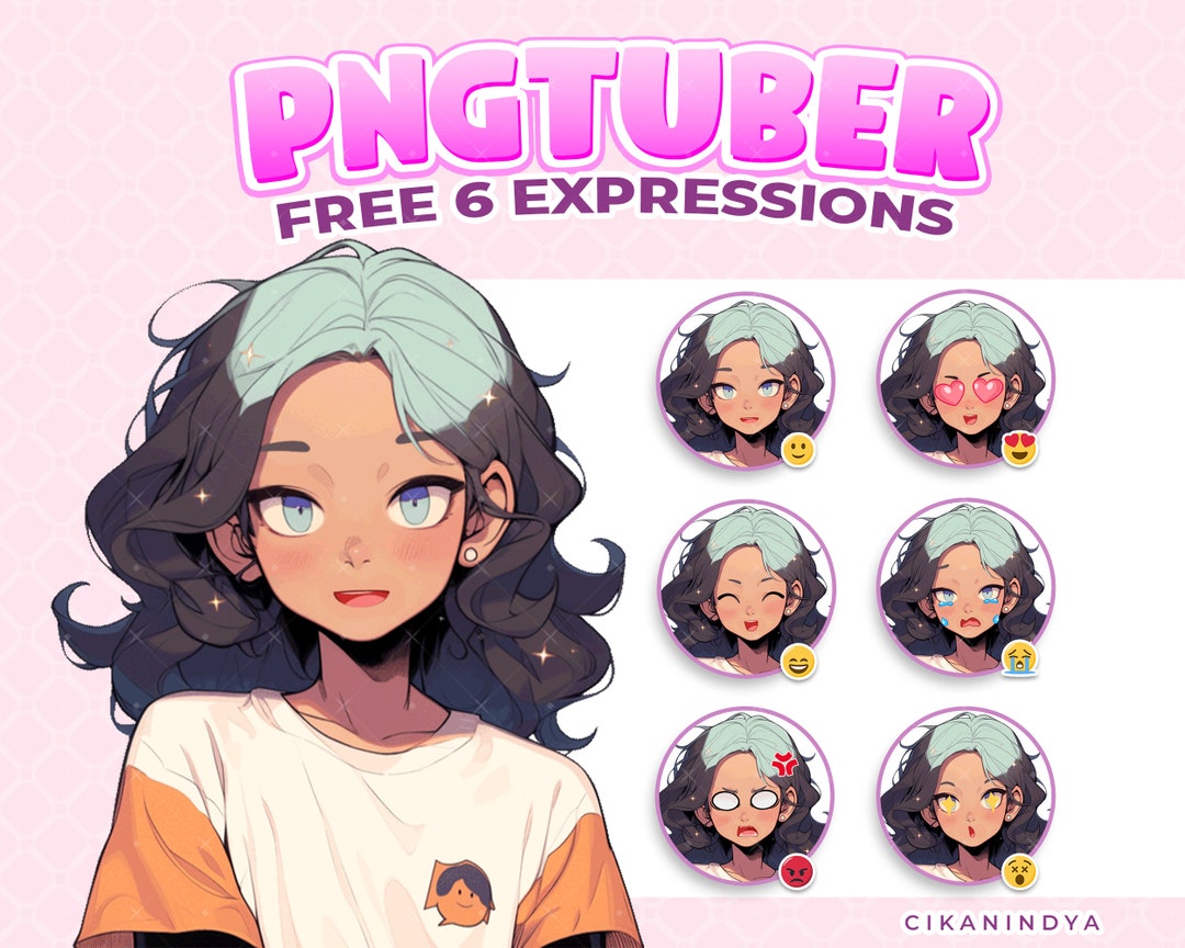 PNG Tuber | Fun and Unique Ladies PNG Tuber Characters for Vibrant ...