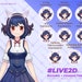 Vtuber Model Epic Gaming Avatar Live2d Vtuber Anime School Navy for ...