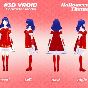 3D Vroid Character, Vroid, Virtual Avatar, 3D Modeling, 3d Model ...