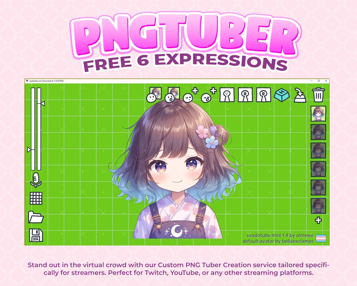 PNG Tuber | Elegant and Cute PNG Tuber for the Perfect Streamer | Get 6 ...