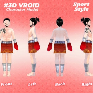 3D Vroid Character, Vtuber Model, 3d Model Commission, Vroid ...