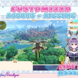 Vtuber Assets, Live2d Asset, Design Asset, Twitch Assets - Elevate Your ...