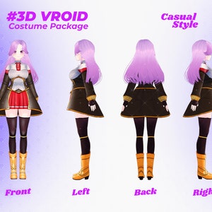 Vroid Clothing Pack, Streamer Chic, Clothes, Style Revolution, Vroid ...