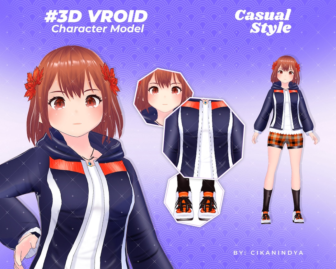 Streamer's Signature Character Unique 3D Vroid Model Meiyun Sasikizu ...