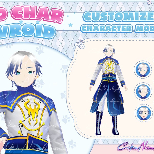Male Vroid Hair - Etsy
