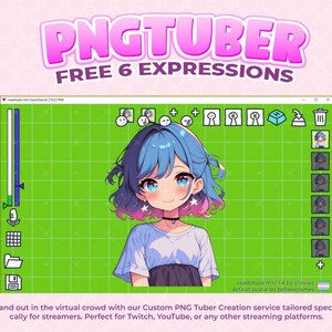 Colorful Chibi Pngtuber Model – Instant Download - Etsy