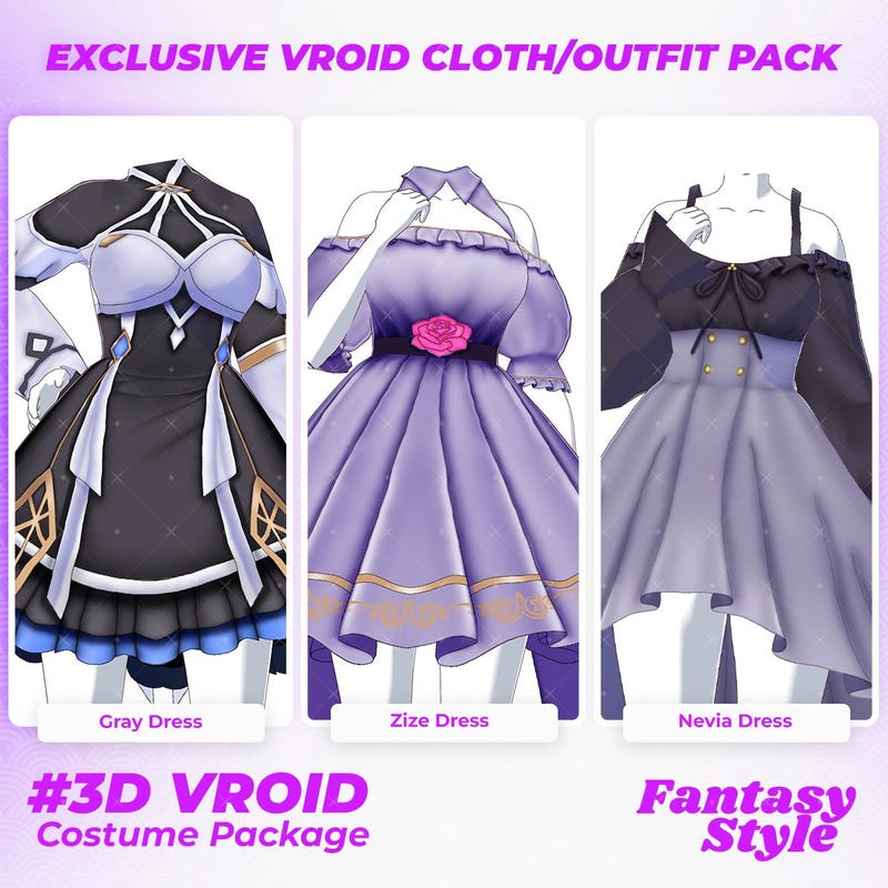 Vroid Avatar Clothes - Etsy