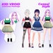 Laid-back Glam Effortless Vroid Outfits Vroid Clothing Pack, Everyday ...