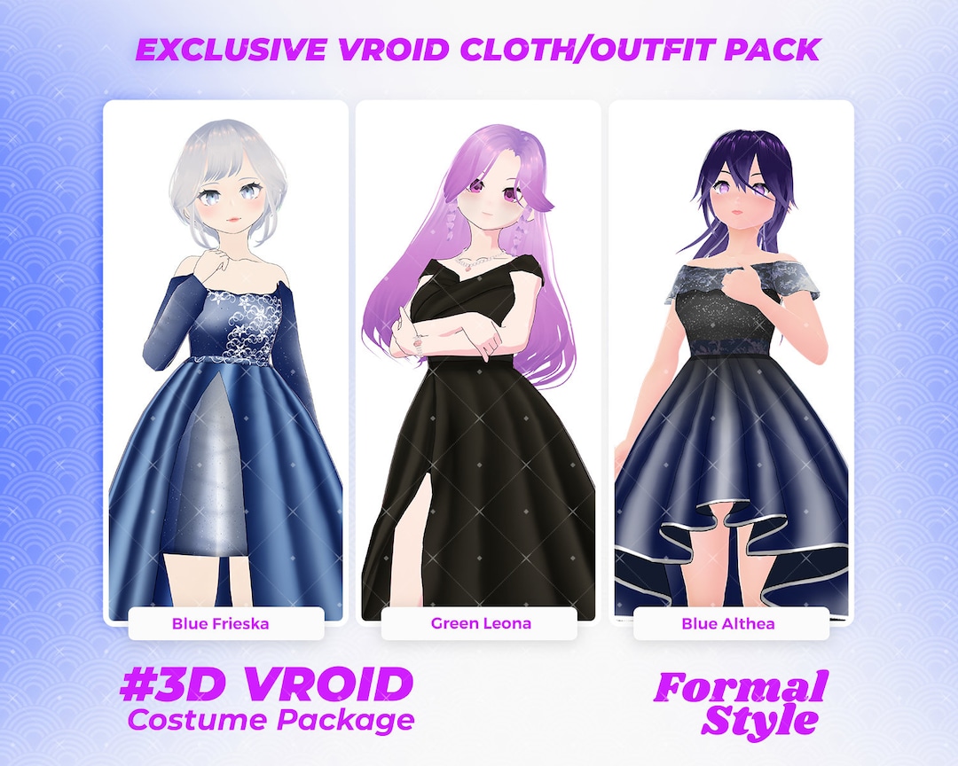 Vroid Clothing Pack, Costume, Vroid, Clothes, Kawaii Clothes ...