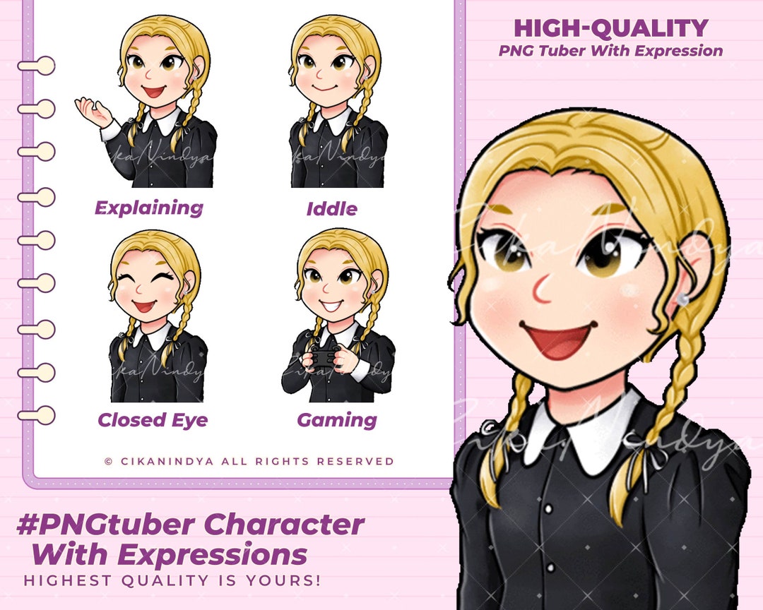 Pngtuber, Pngtuber Girl, Pngtuber Twitch, Pngtuber Model, Gif Pngtuber ...