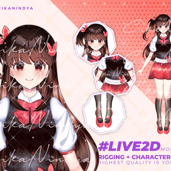 Vtuber Hair Live2d - Etsy