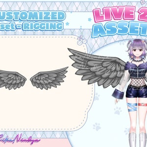 Vtuber Assets, Stream Assets, Vtuber Asset Wings, Live2d Asset Add a ...