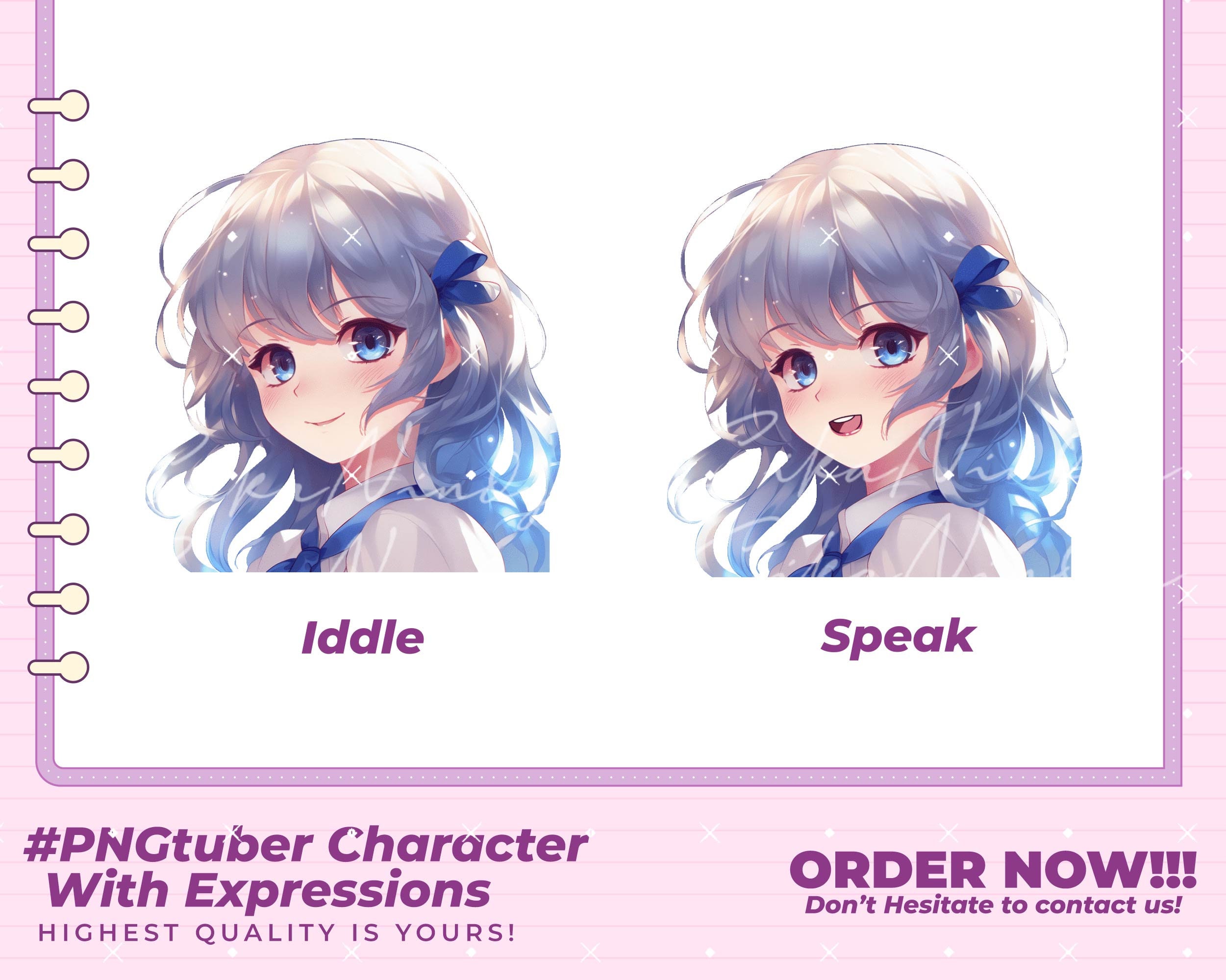 PNG Tuber, Pngtuber Premade, Pngtuber Commission, Pngtuber Avatar ...