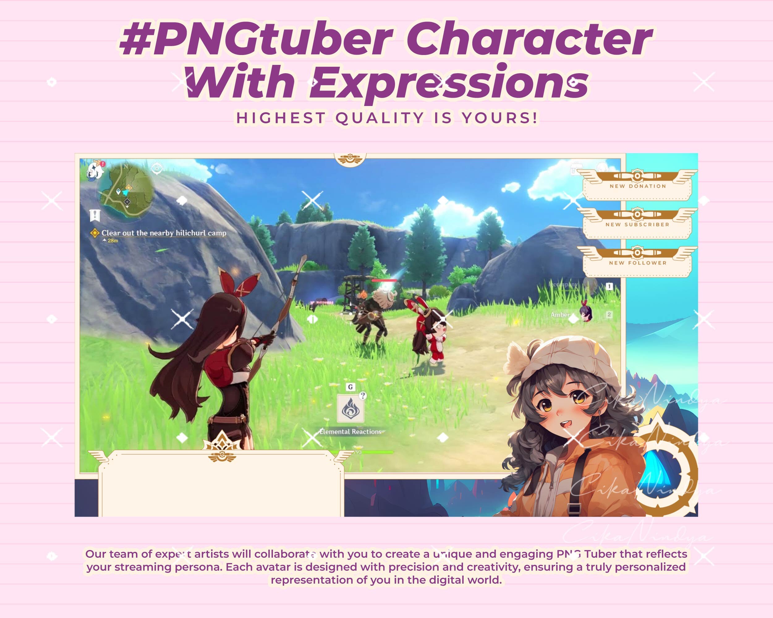 Stream in Style With Unique PNG Tuber for Streamer PNG Tuber, Gif ...