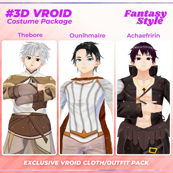 Male Vroid Clothes - Etsy
