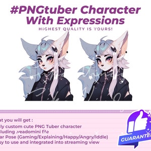 Alpha Wolf Streamer Icon Fierce PNG Tuber Avatar for Gaming - Pngtuber ...