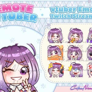 Vtuber Emote, Animated Emote, Twitch Emote, Game Emote, Emote ...