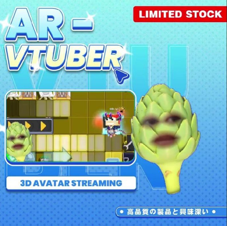 Vtuber AR Avatar 3D for Streaming | Digital Product - Etsy