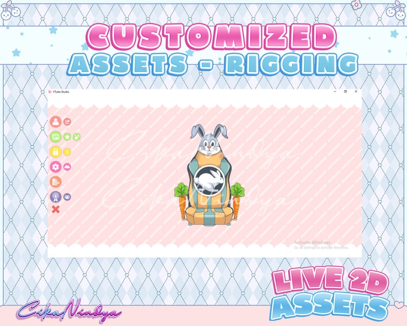 Vtuber Assets Live2d Asset Design Asset Twitch Assets - Etsy