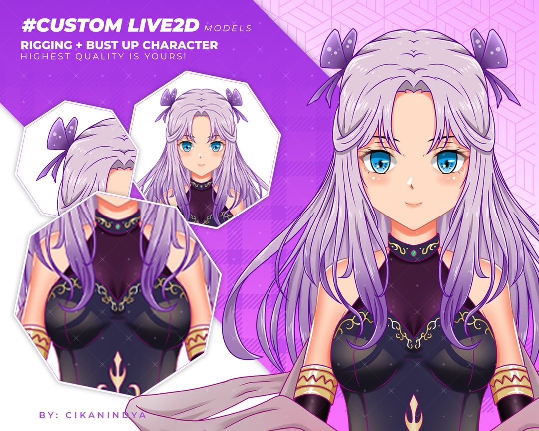 Custom Vtuber Live2d Bust-up Model With Rigging, Custom Vtuber, Live2d ... Custom Vtuber Live2d Bust-up Model With Rigging, Custom Vtuber, Live2d ...