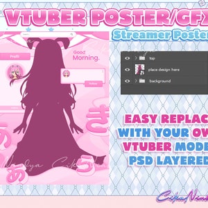 Vtuber Poster, Anime Poster, Poster Frames, Poster Modern, Anime Poster ...