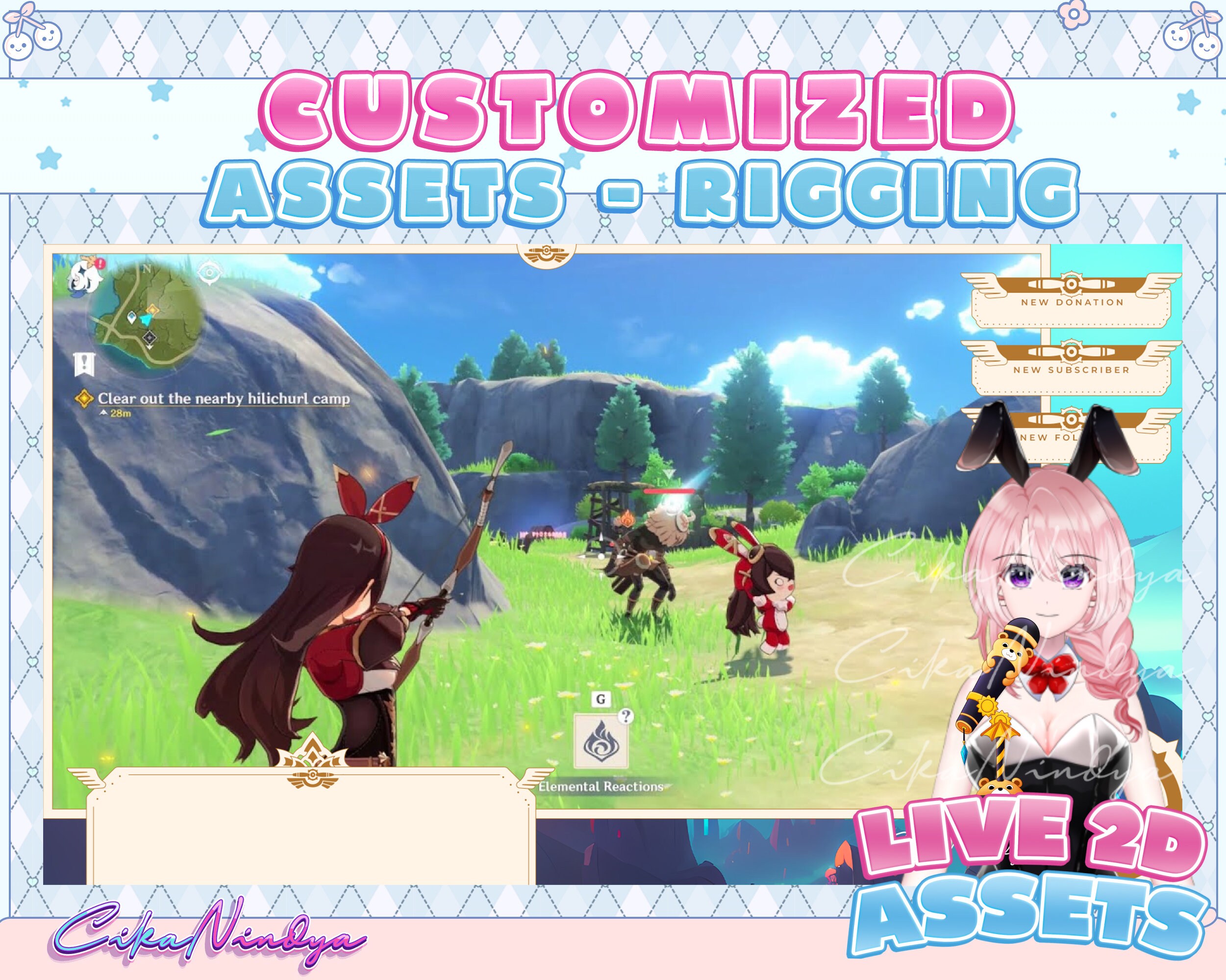 Vtuber Assets Design Asset Twitch Assets Vtuber Asset Mic - Etsy