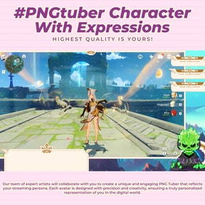 Green Fire Skull Pngtuber Model: Streaming Avatar - Etsy