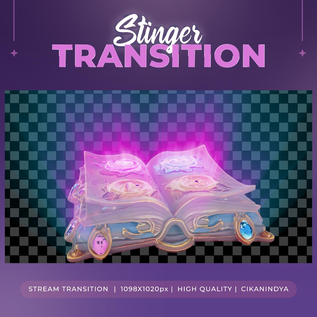 Stinger Transition Arcane Book Magic | Spellbinding Overlay for Fantasy ...