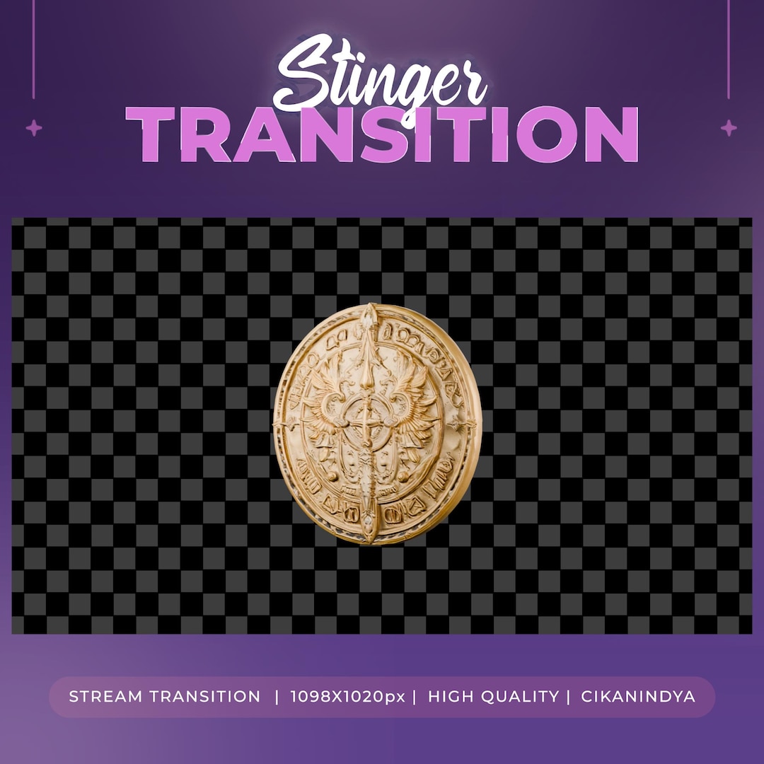 Stinger Transition Coin Flip | RPG Fantasy Gold Stream Effect | OBS ...